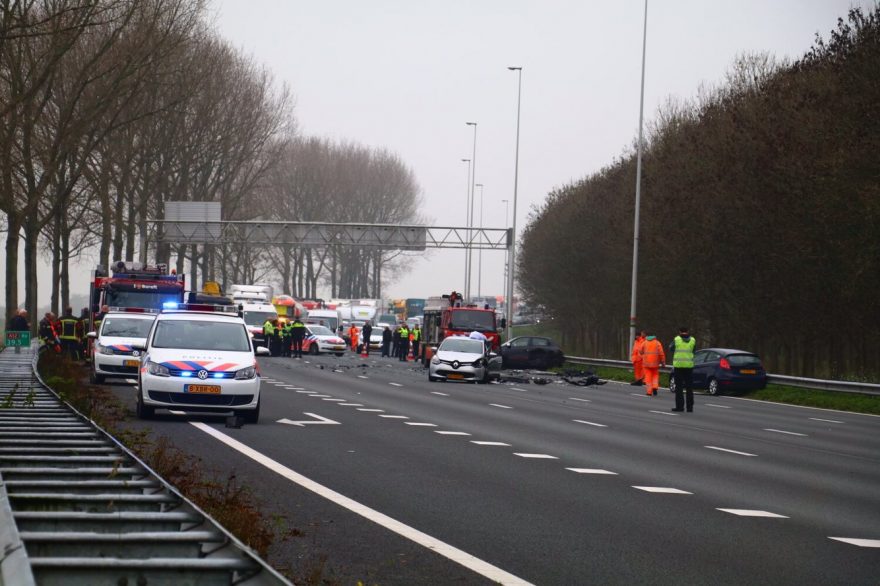 Spookrijder veroorzaakt ernstig ongeval A12 Nieuwerbrug - Nieuws op Beeld - 112 Nieuws vanuit ...