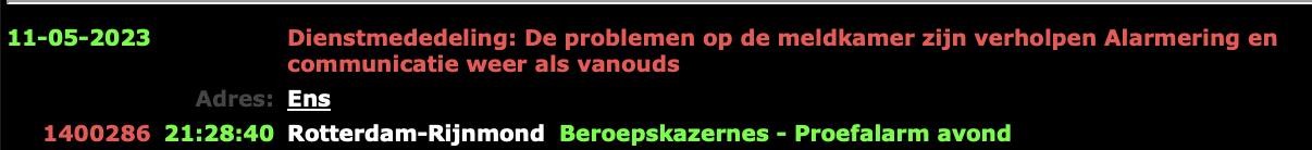 Meldkamers kampten met P2000-storing - Nieuws op Beeld - 112 Nieuws ...